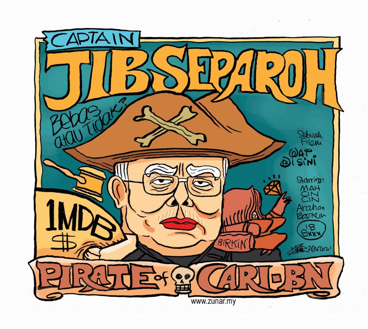 Bagaimana nasib CAPTAIN JIB SEPAROH? - Zunar Cartoonist