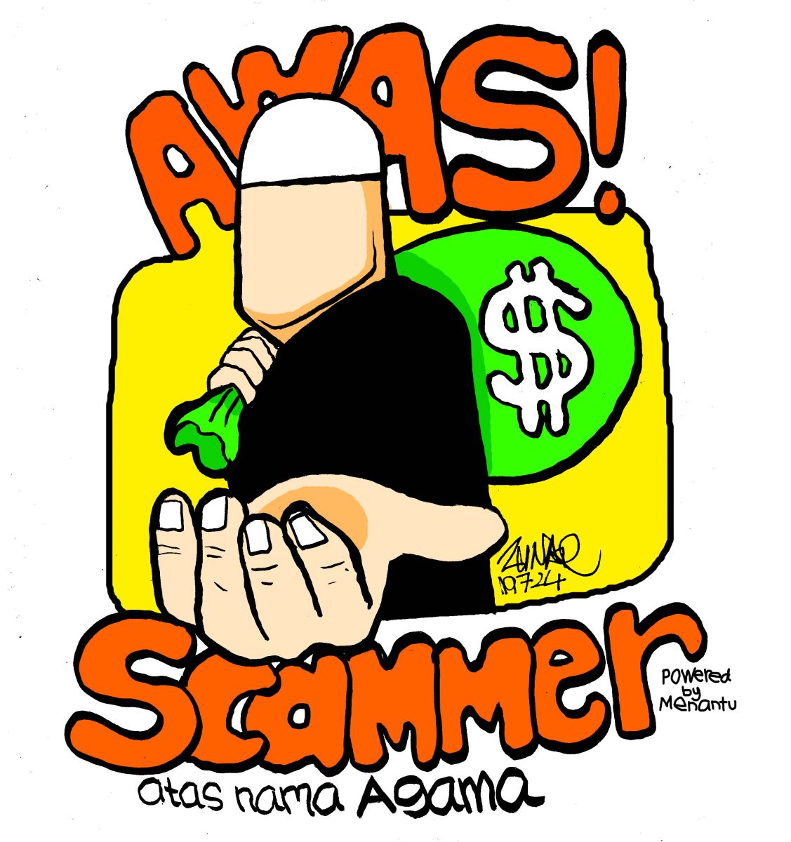 SCAMMER PALING BAHAYA - Zunar Cartoonist